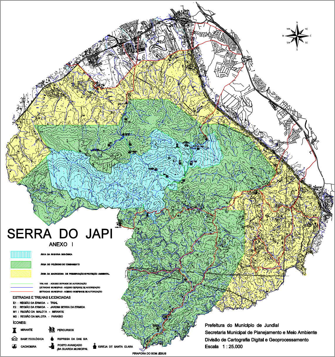 Mapas | Fundação Serra do Japi